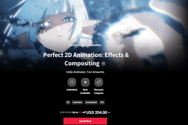 完美的2D动画效果和合成Perfect2DAnimation:Effects&Compositing